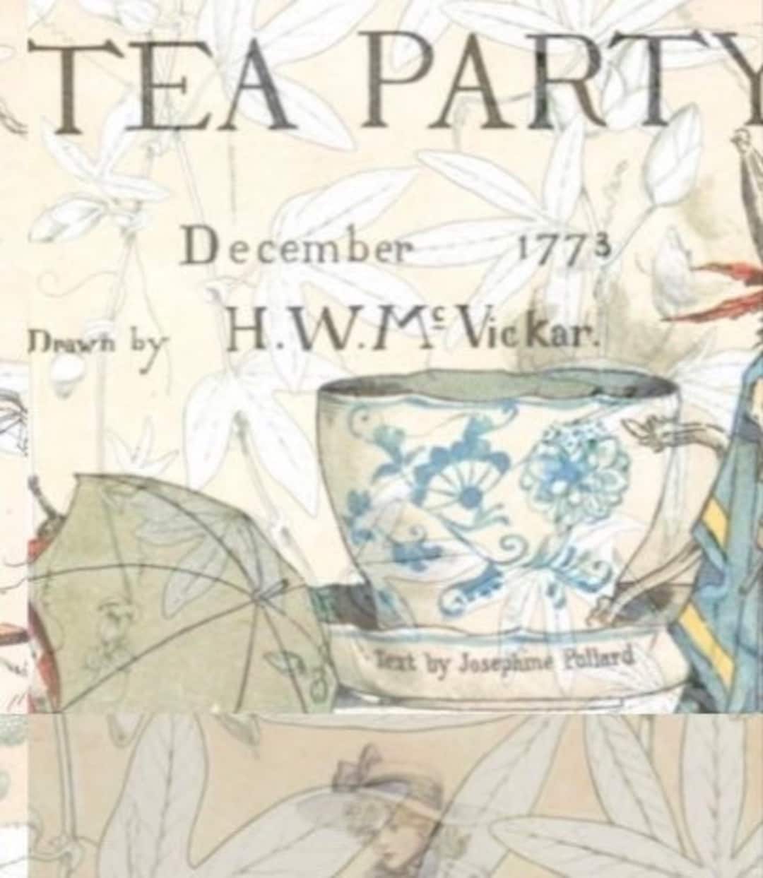 Yellow Tea Party Background - PRINTABLES - Etsy