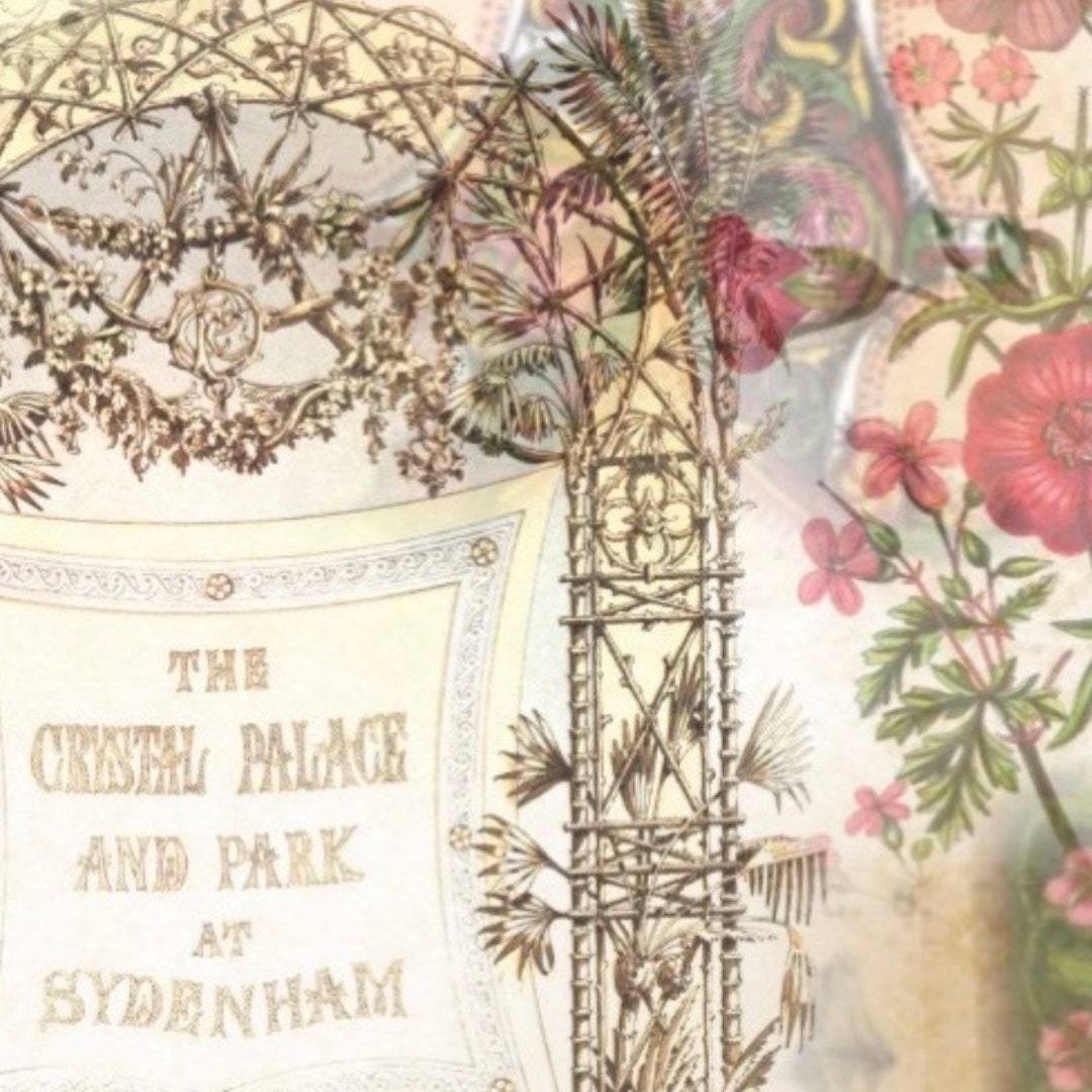 Victorian Floral Background Pages - PRINTABLES - Etsy