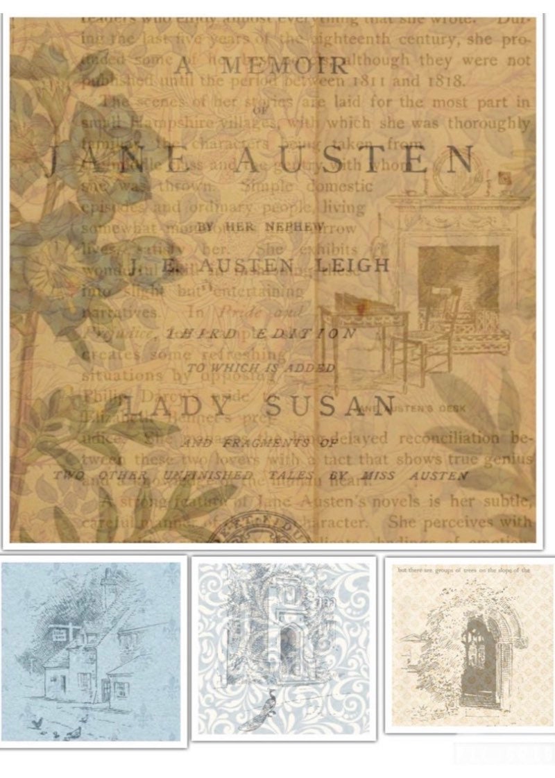 Jane Austen Junk Journal Pages PRINTABLE - Etsy