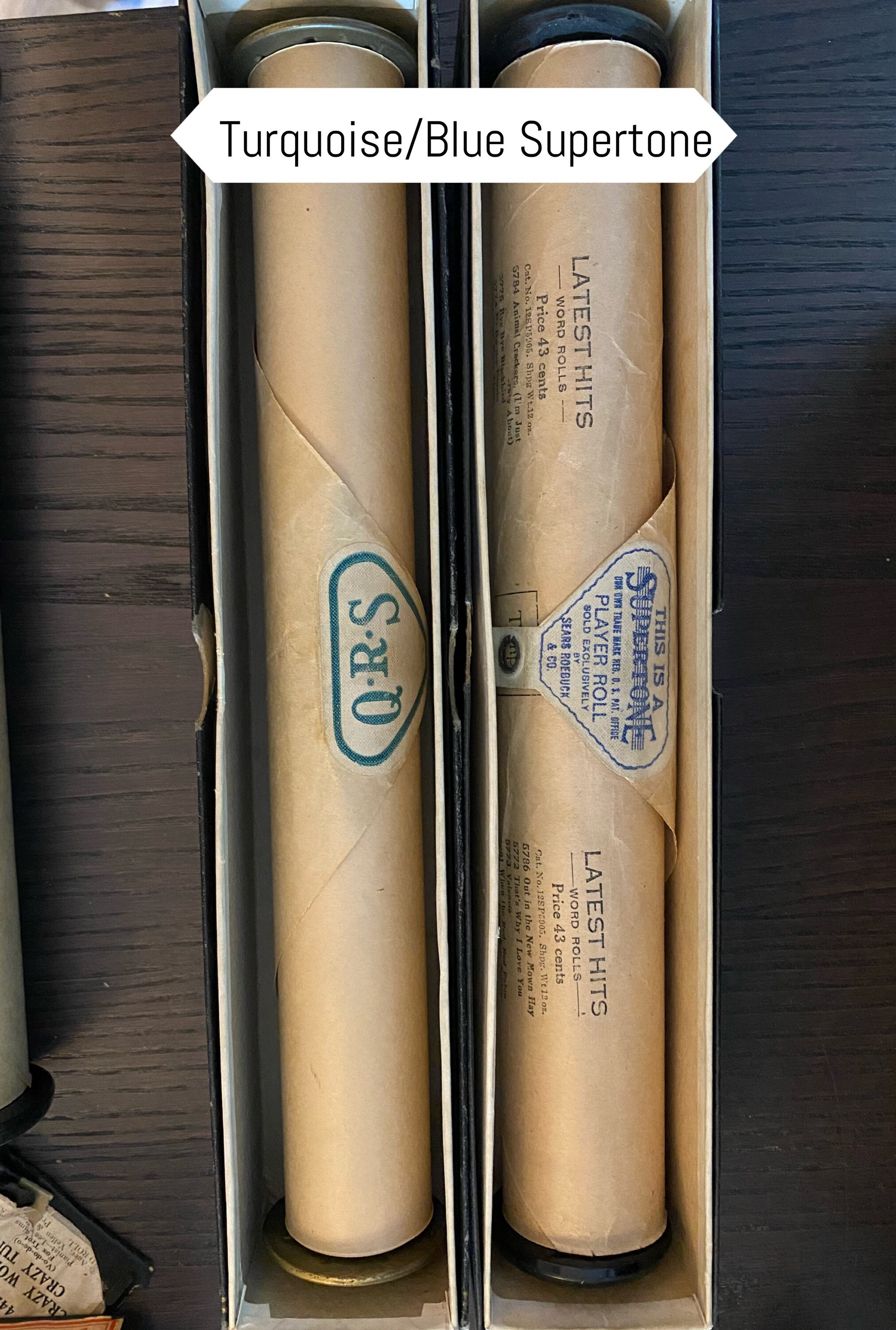 Player Piano Rolls pack of Two Pianola for Paper Crafts and - Etsy