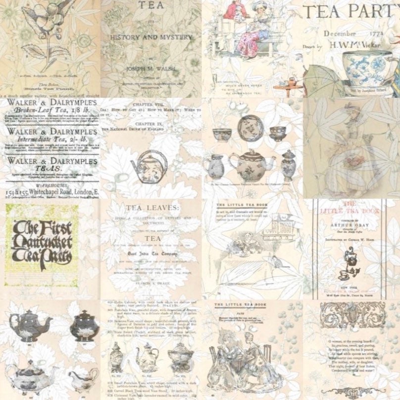 Yellow Tea Party Background - PRINTABLES - Etsy