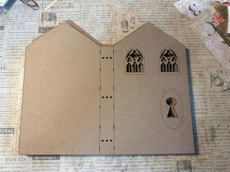 House Shaped Junk Journal Cover - Etsy