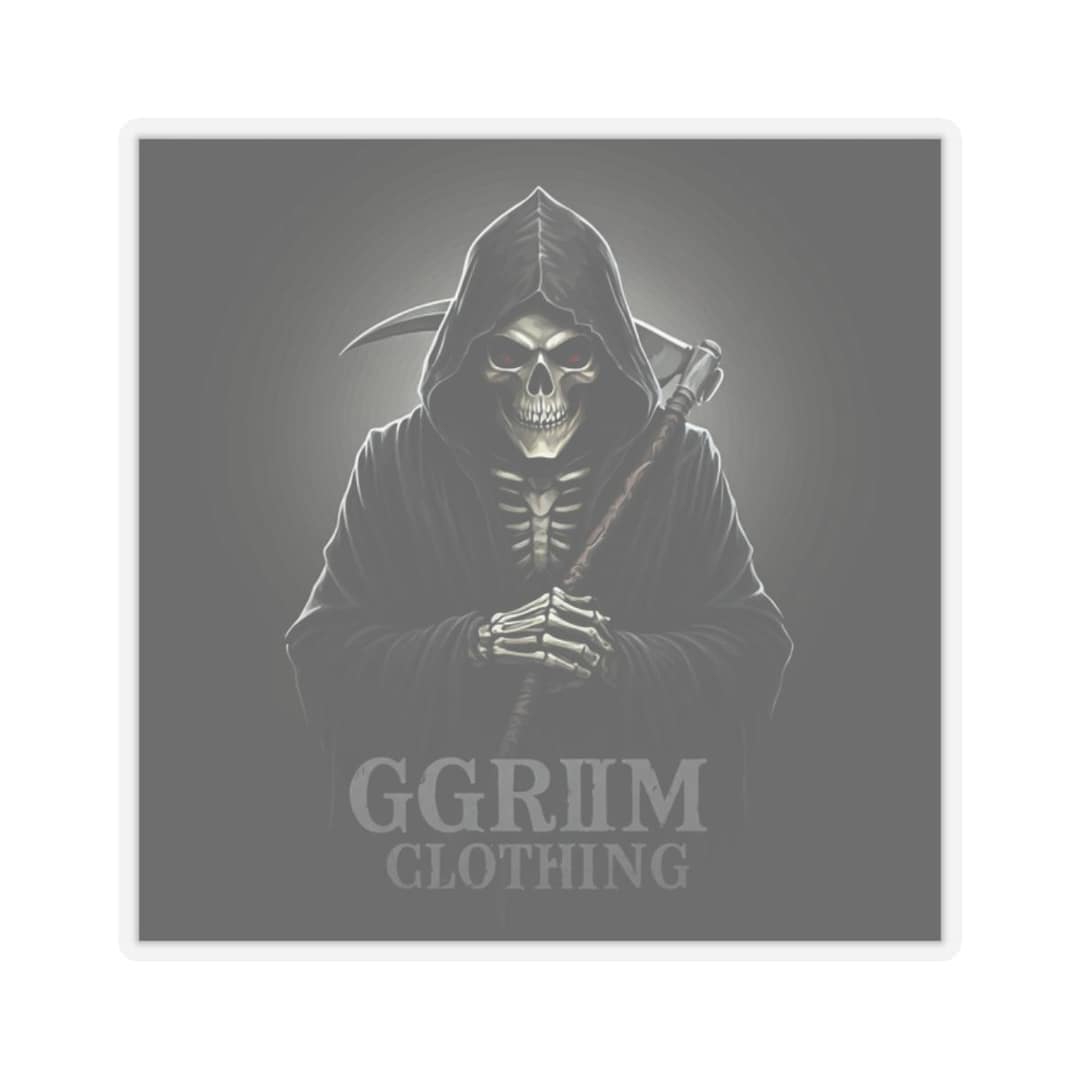 Grim Reaper Stickers, Unique Halloween Decor, Death Angel Laptop Decals ...