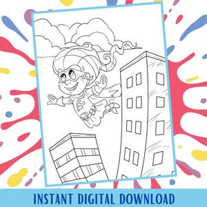 Printable Superhero Colouring Book, Superhero Colouring Pages ...