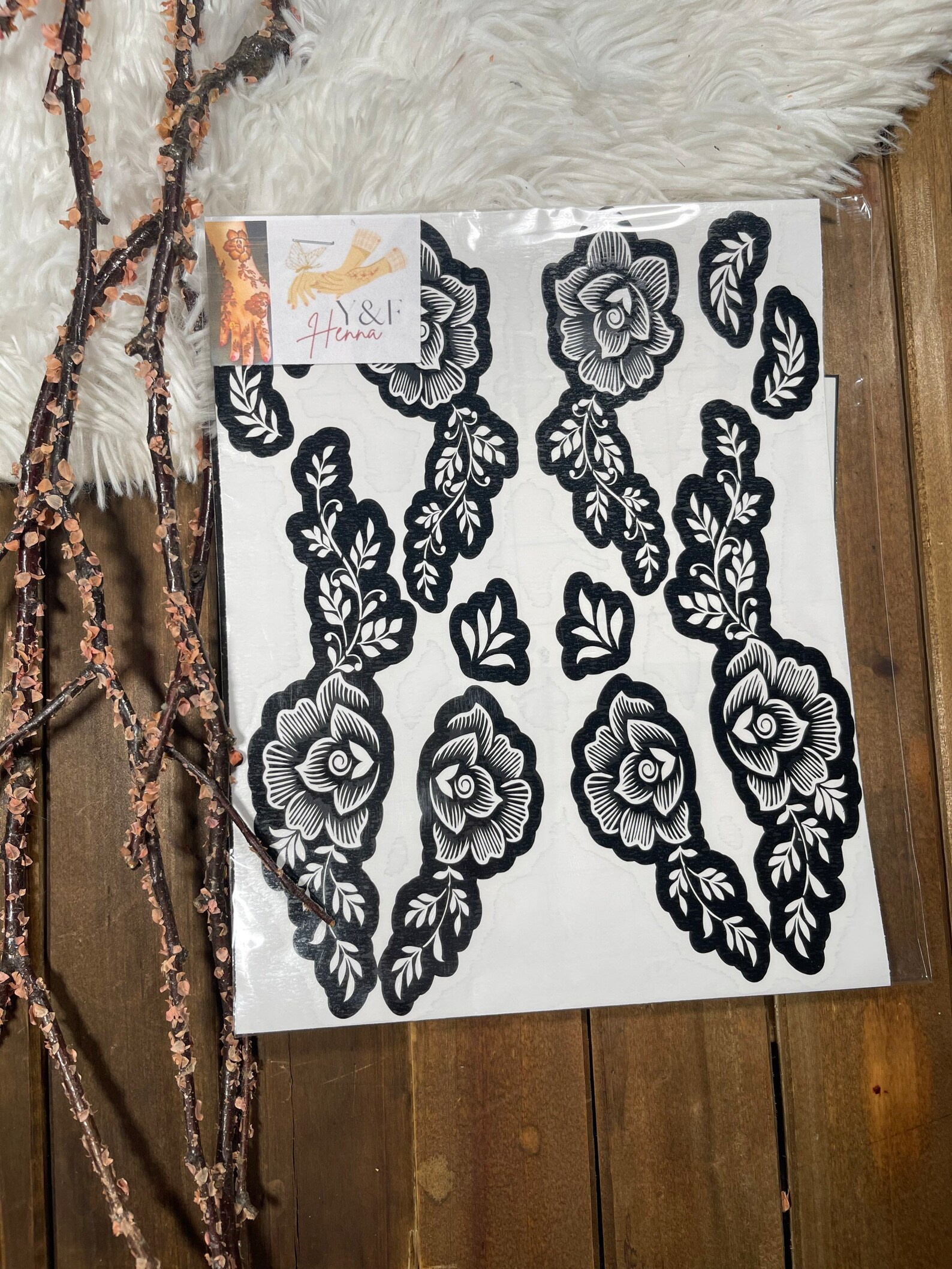 Henna Tattoos | Temporary Tattoos | Tattoo |henna - Etsy