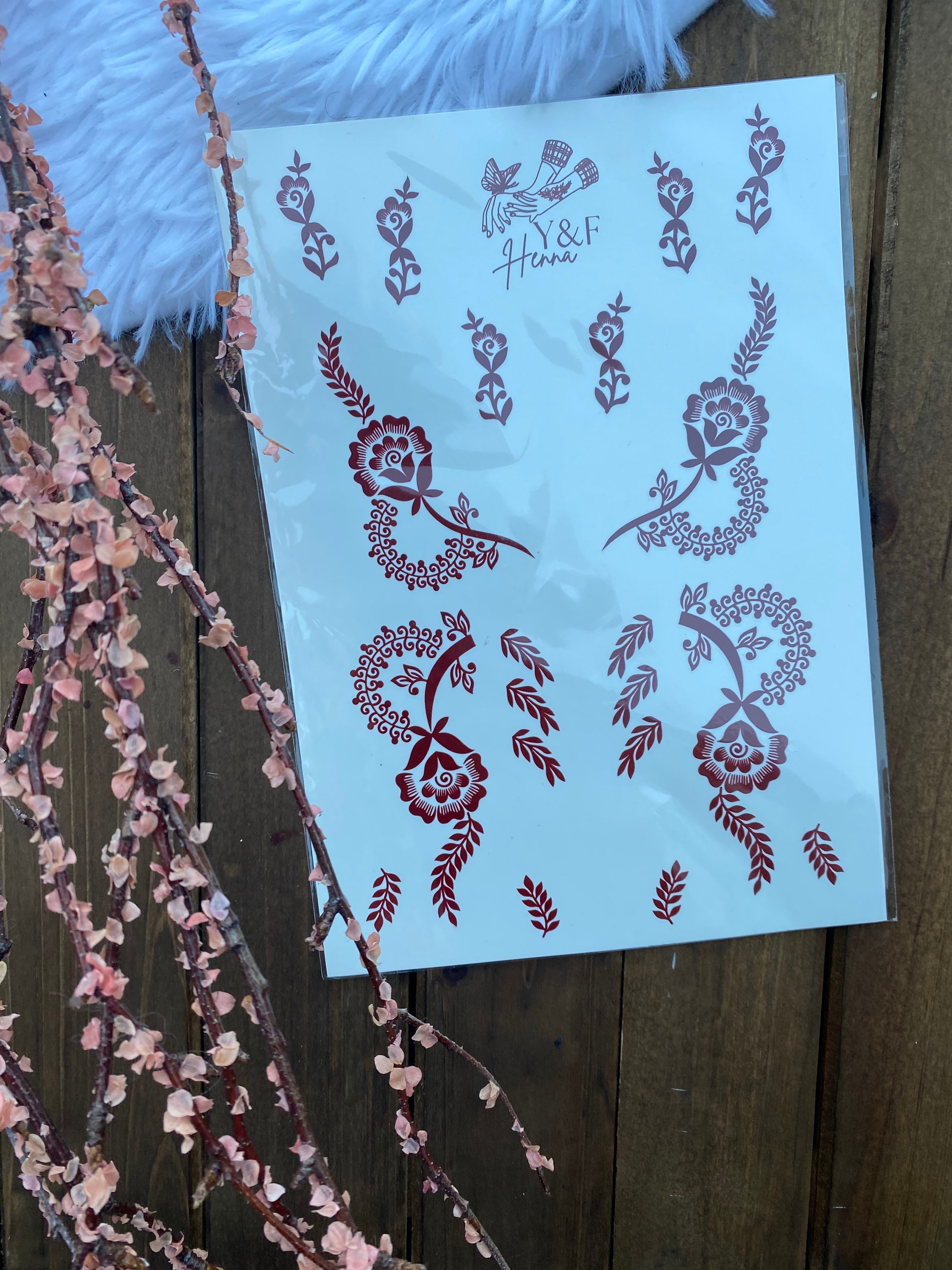 Henna Tattoos | Temporary Tattoos | Tattoo - Etsy