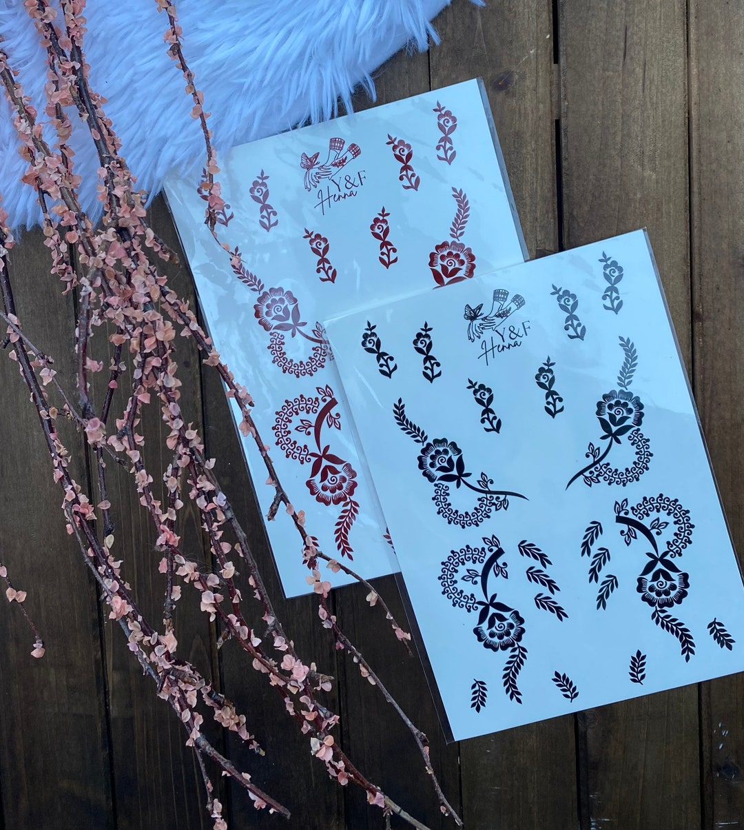 Henna Tattoos | Temporary Tattoos | Tattoo - Etsy