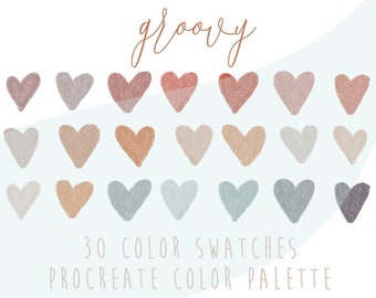 Groovy Color Palette - Etsy
