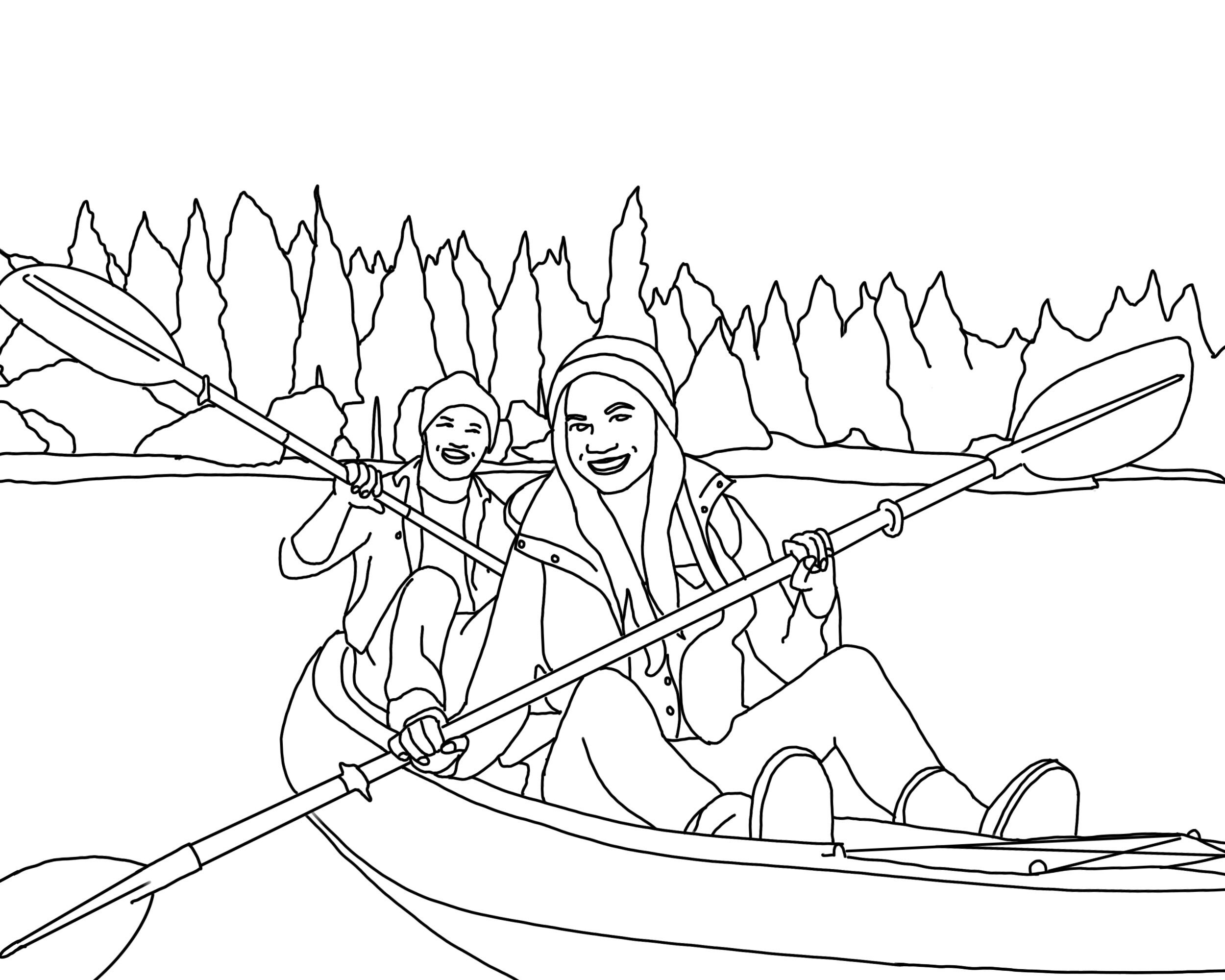 Custom Line Drawing With Simple BACKGROUND, Custom Minimalist Art ...