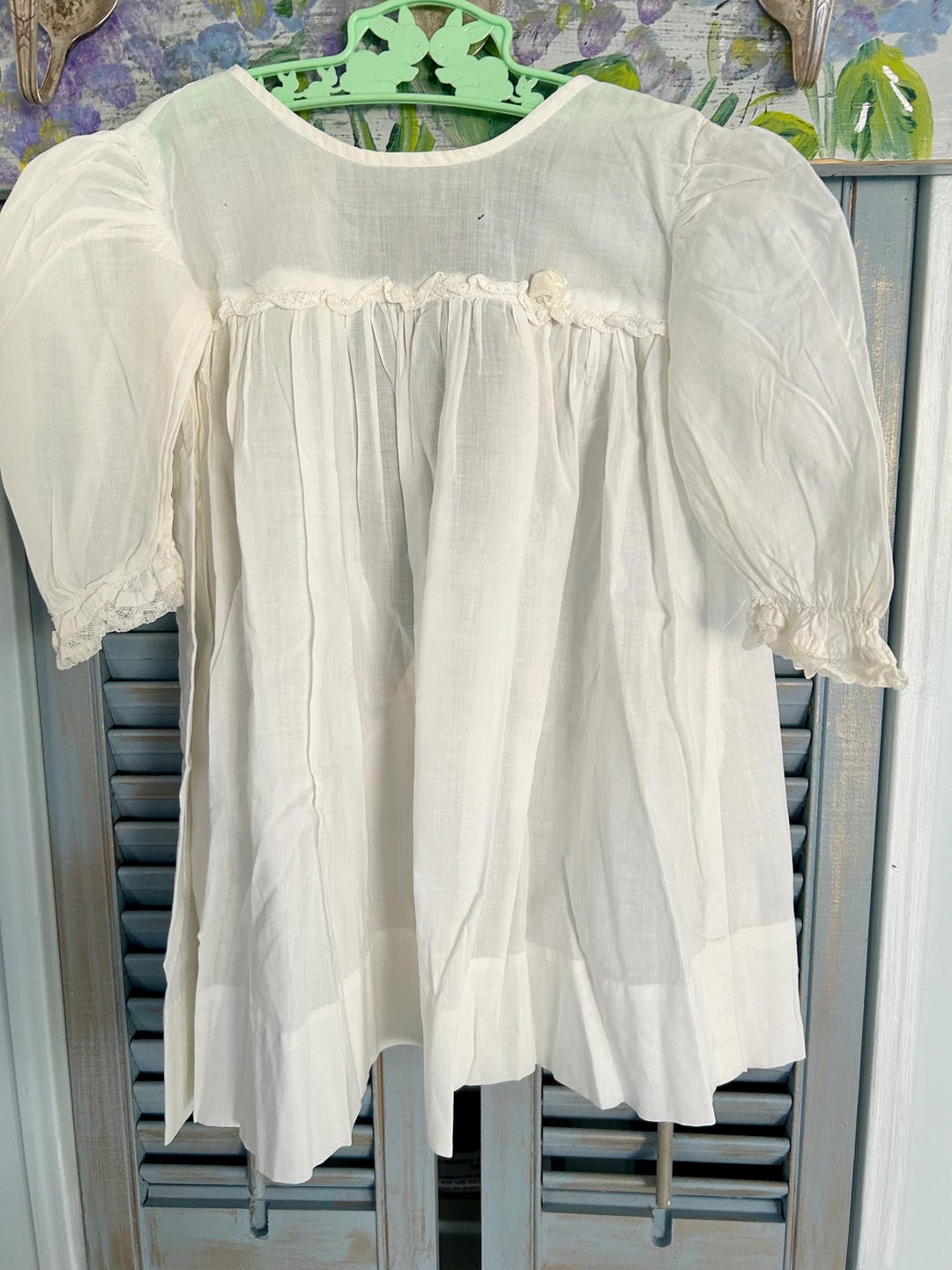 Vintage Baby Cloths ,1920s Antique Baby Dress, Blessing Dress,handmade ...