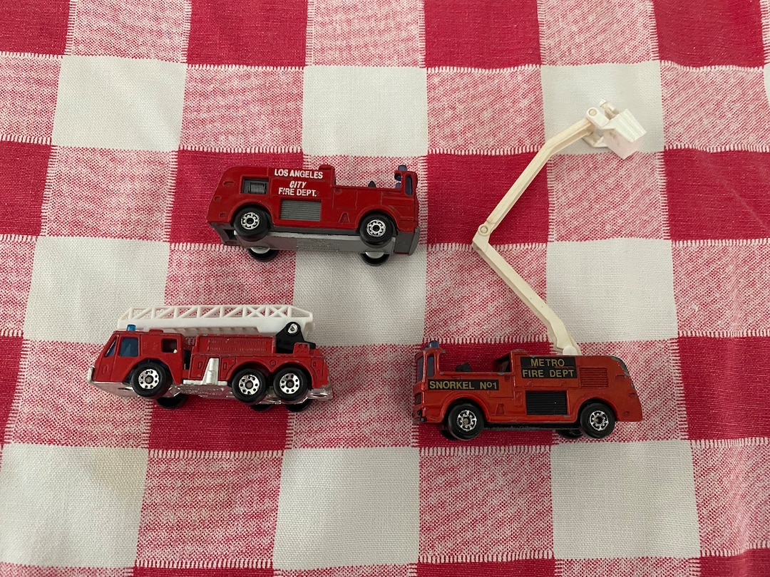 Vintage Matchbox Fire Trucks - Etsy