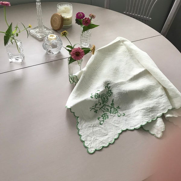 Irish Linen Tablecloth - Etsy