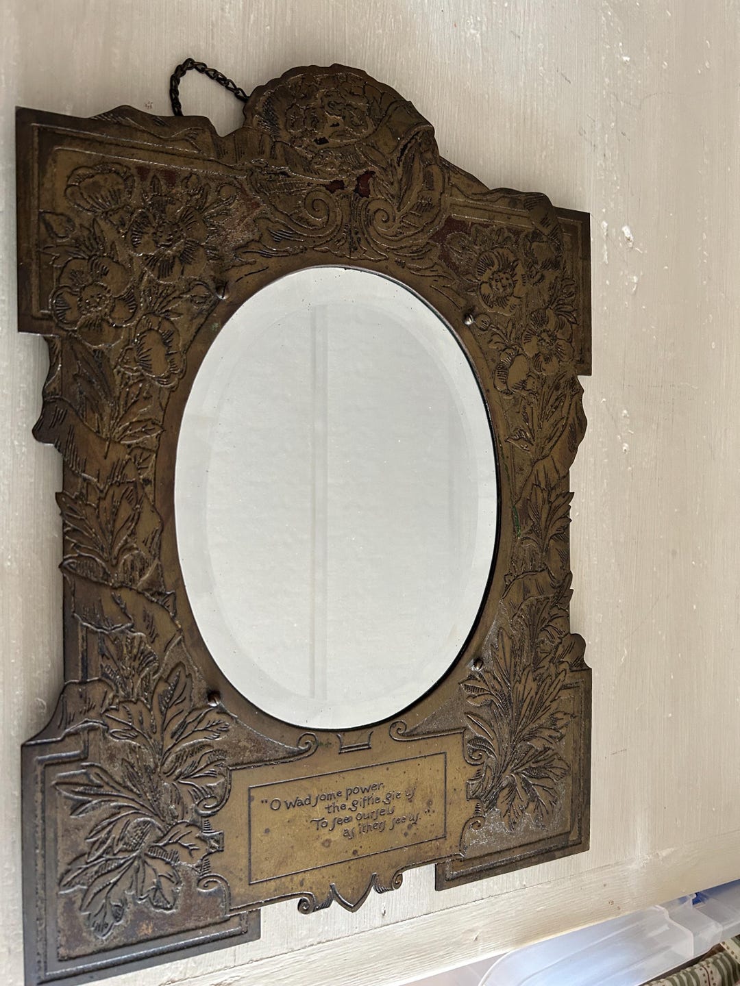 Antique Arts & Craft Era Brass Etching George Rutledge Frame,rare 1900 ...