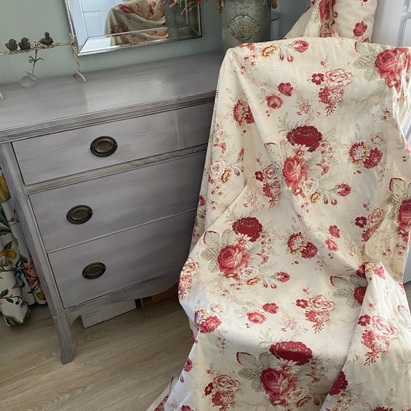 Norfolk Rose Waverly Fabric - Etsy