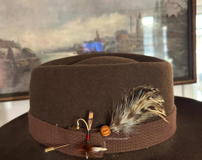 Vintage Fly Fishing Fedora Hat, Vintage Orvis Fly Fishing Fedora Hat - Etsy