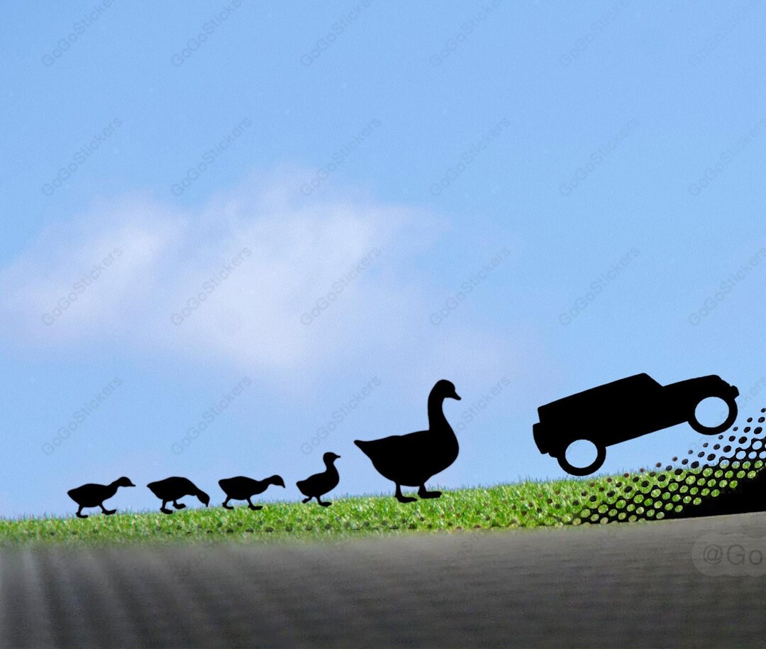 Geese Family Decal Car Easter Egg Decals | off Road Vehicle Decal ...
