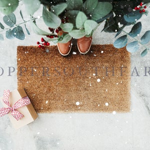 Cute Welcome Mat Mockup | Welcome Mat Mockup | Personalized Door Mat ...
