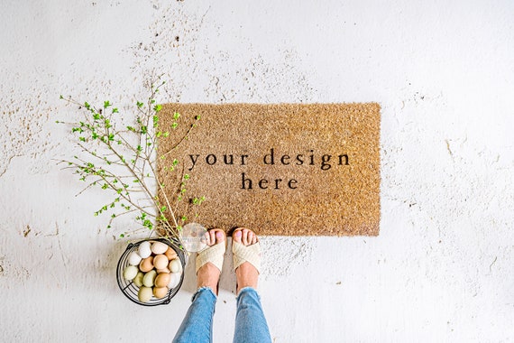 Cute Welcome Mat Mockup Welcome Mat Mockup Personalized - Etsy