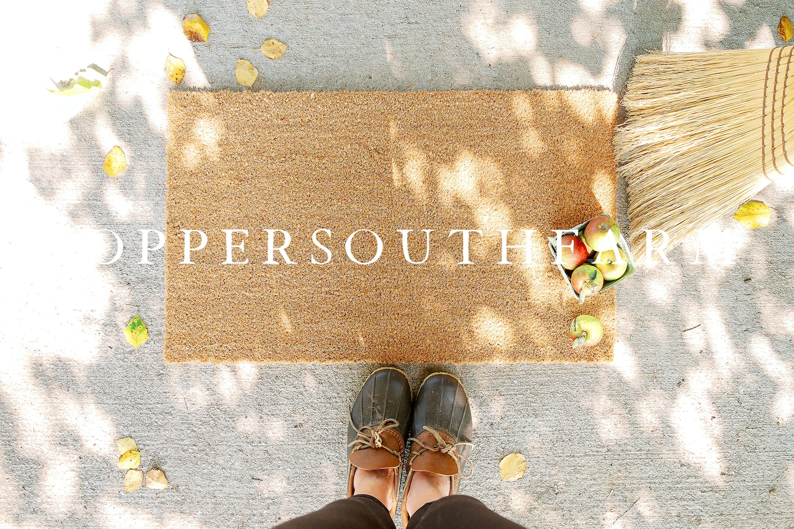 Cute Welcome Mat Mockup Sweeping Porch Scene Doormat - Etsy