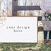 Blank Farmhouse Sign Flower Farm Theme 32x48 Cottage Signs Mockup - Etsy