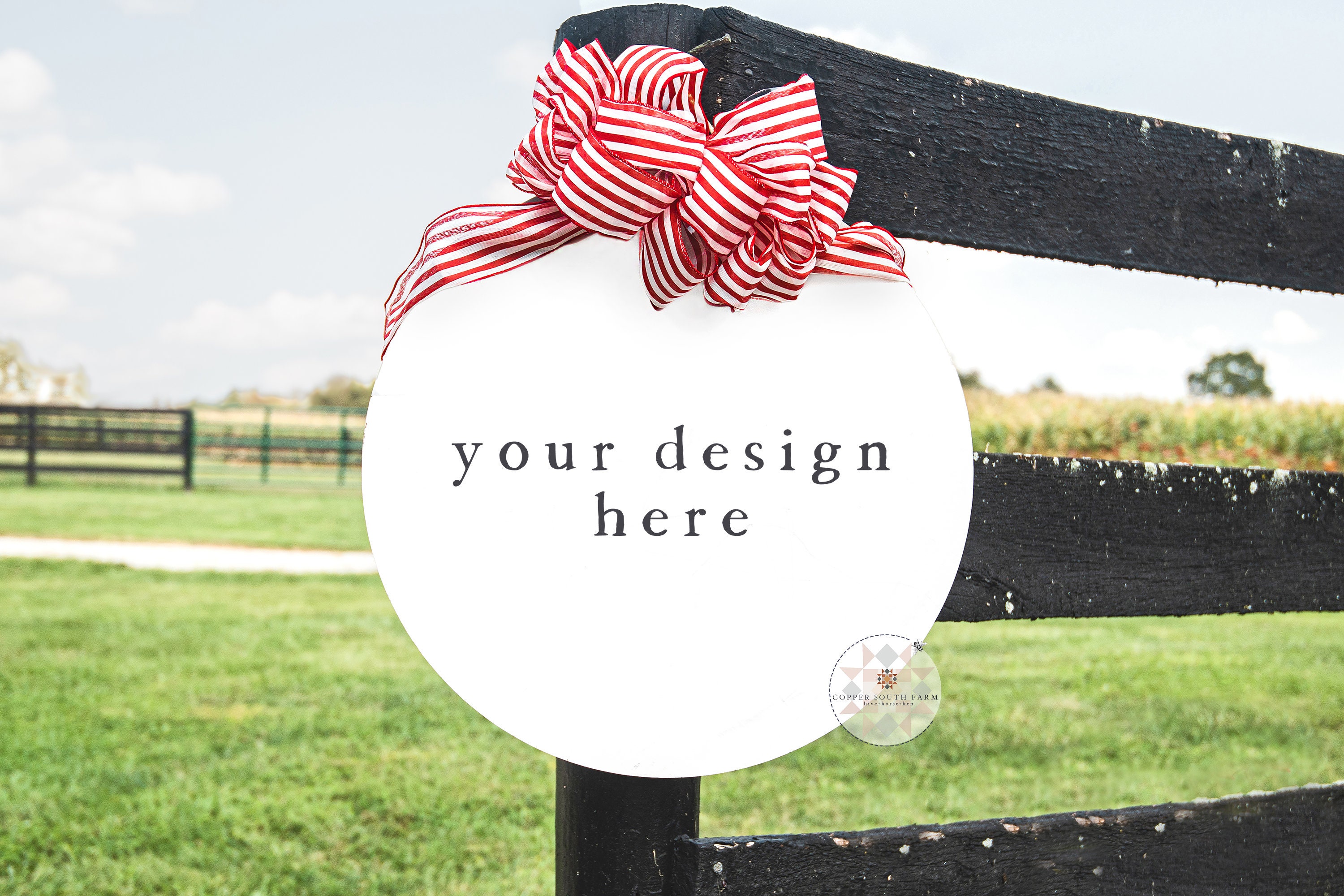 Blank Rustic Door Sign Farmhouse Holiday Theme With Red Bow - Etsy
