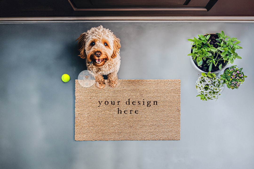 Cute Welcome Mat Mockup | Welcome Mat Mockup | Personalized Door Mat ...