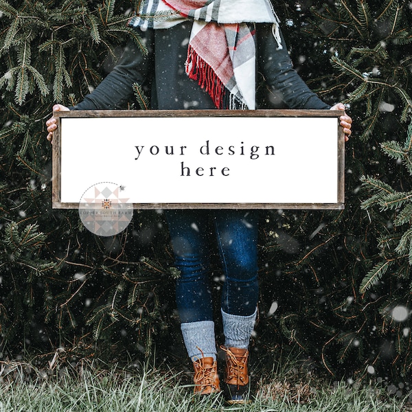 Wooden Sign Porch Mockup - Etsy