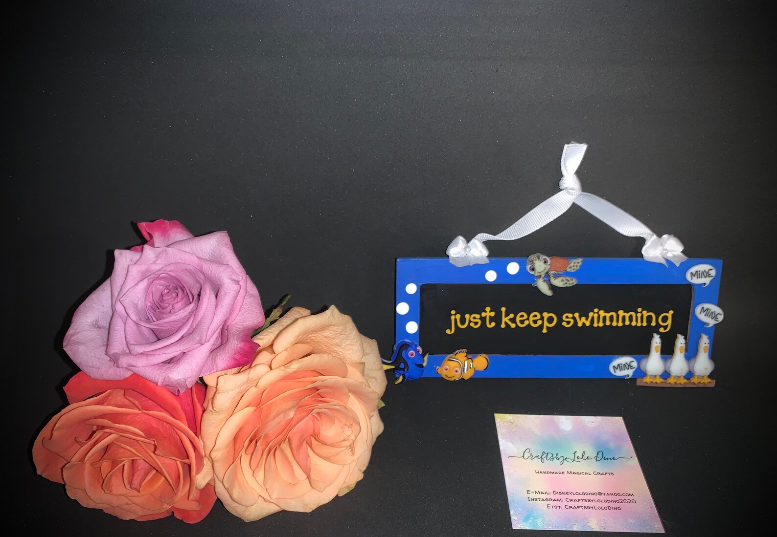 Finding Nemo Inspired Mini Hanging Sign Nemo and Friends | Etsy