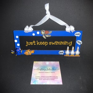 Finding Nemo Inspired Mini Hanging Sign Nemo and Friends | Etsy