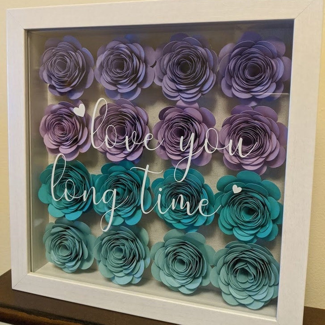 Love You Shadow Box - Etsy