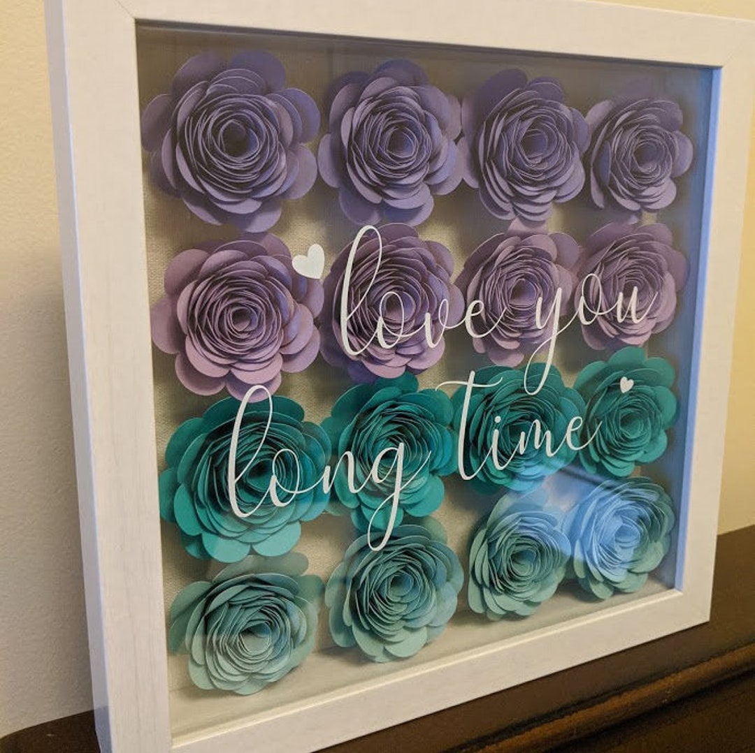 Love You Shadow Box - Etsy
