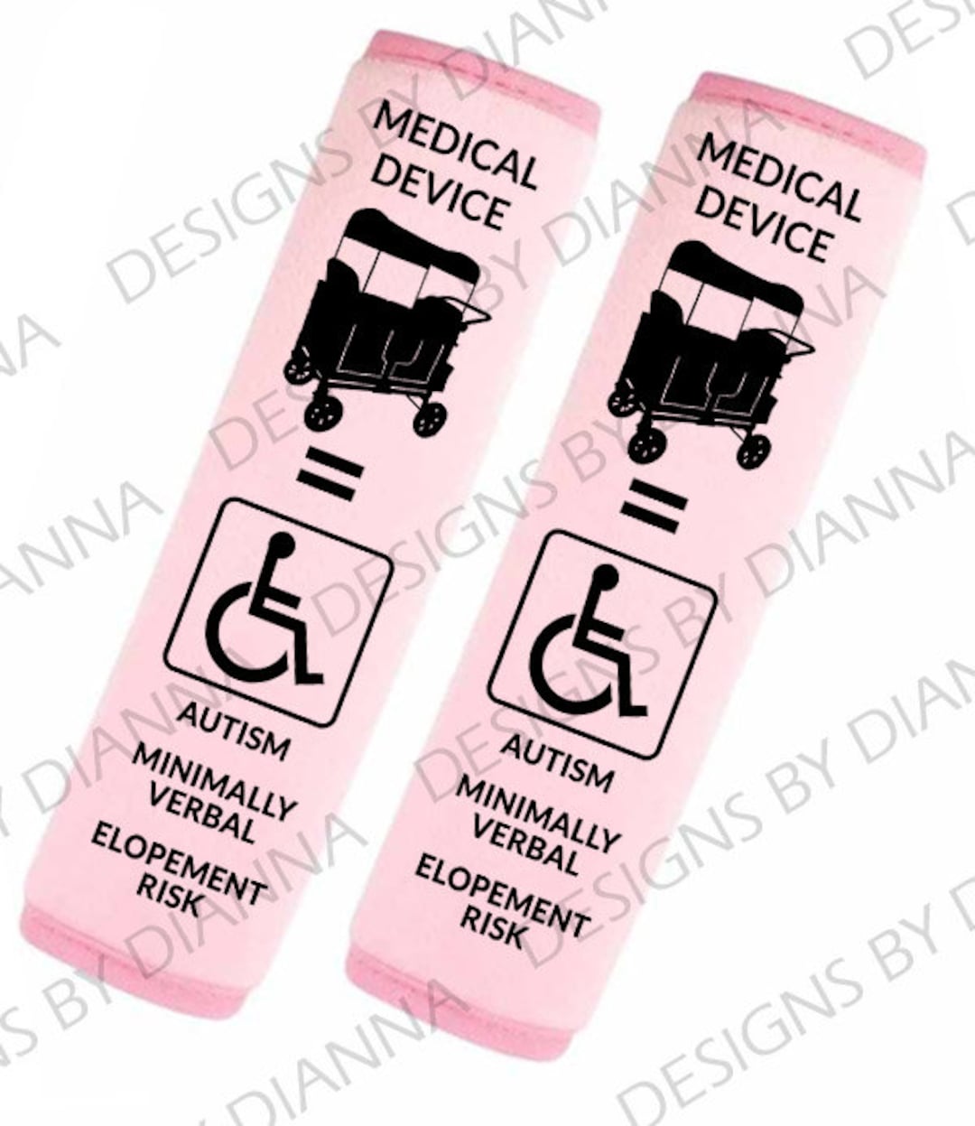 Autism, Minimally Verbal, Elopement Risk Handicap Wraps for Wonderfold ...
