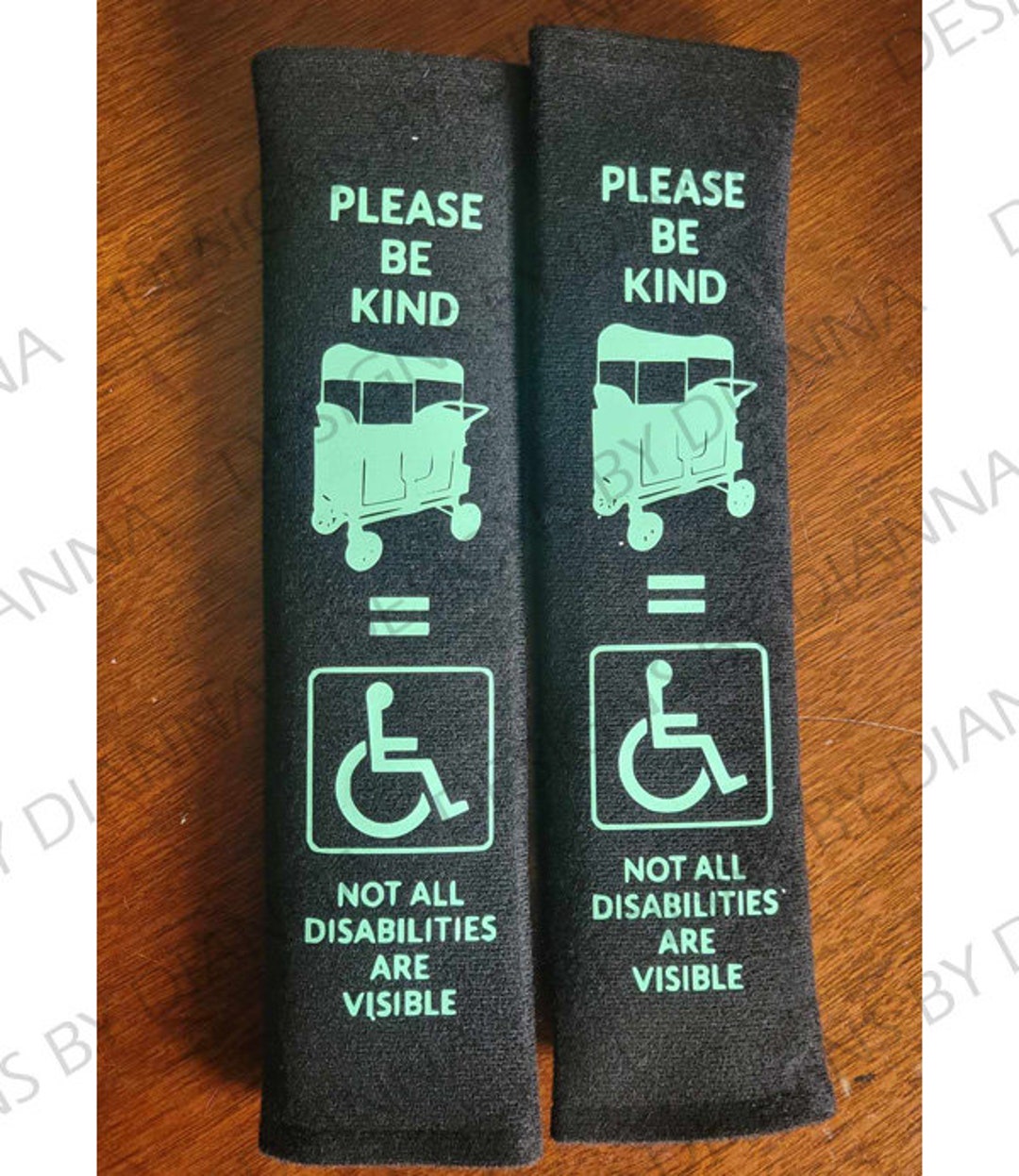 Please Be Kind Handicap Wraps for Wonderfold W Series Wagon Mint Green ...
