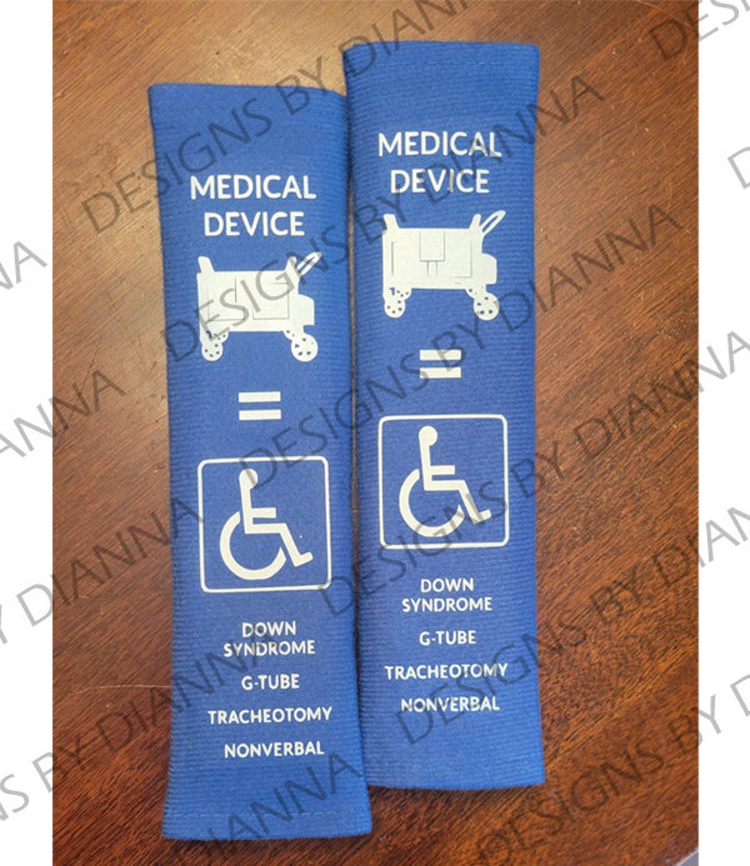 Down Syndrome, G-tube, Trach, Nonverbal Handicap Wraps for Wonderfold W ...