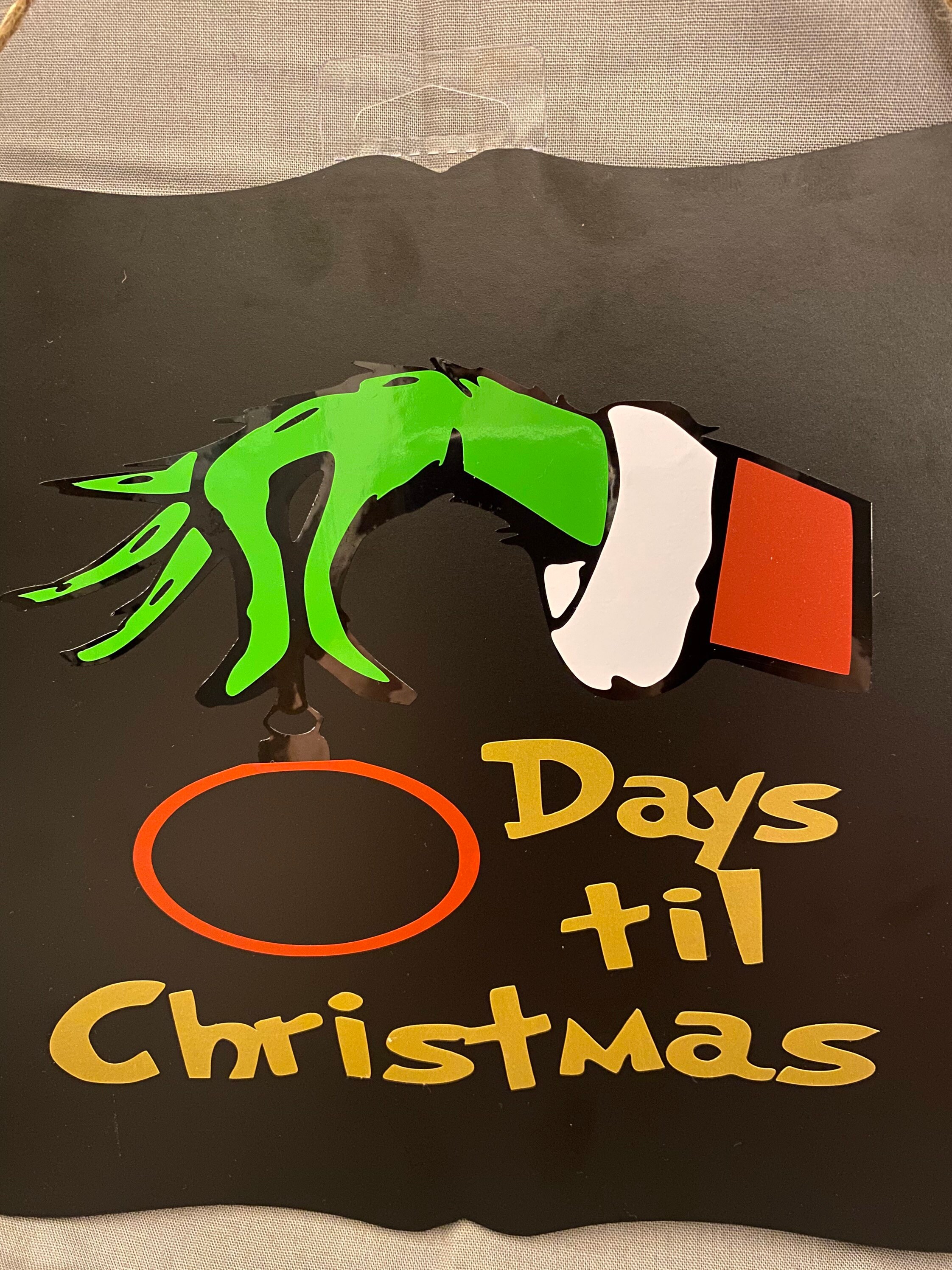 Grinch Inspired Christmas Countdown - Etsy