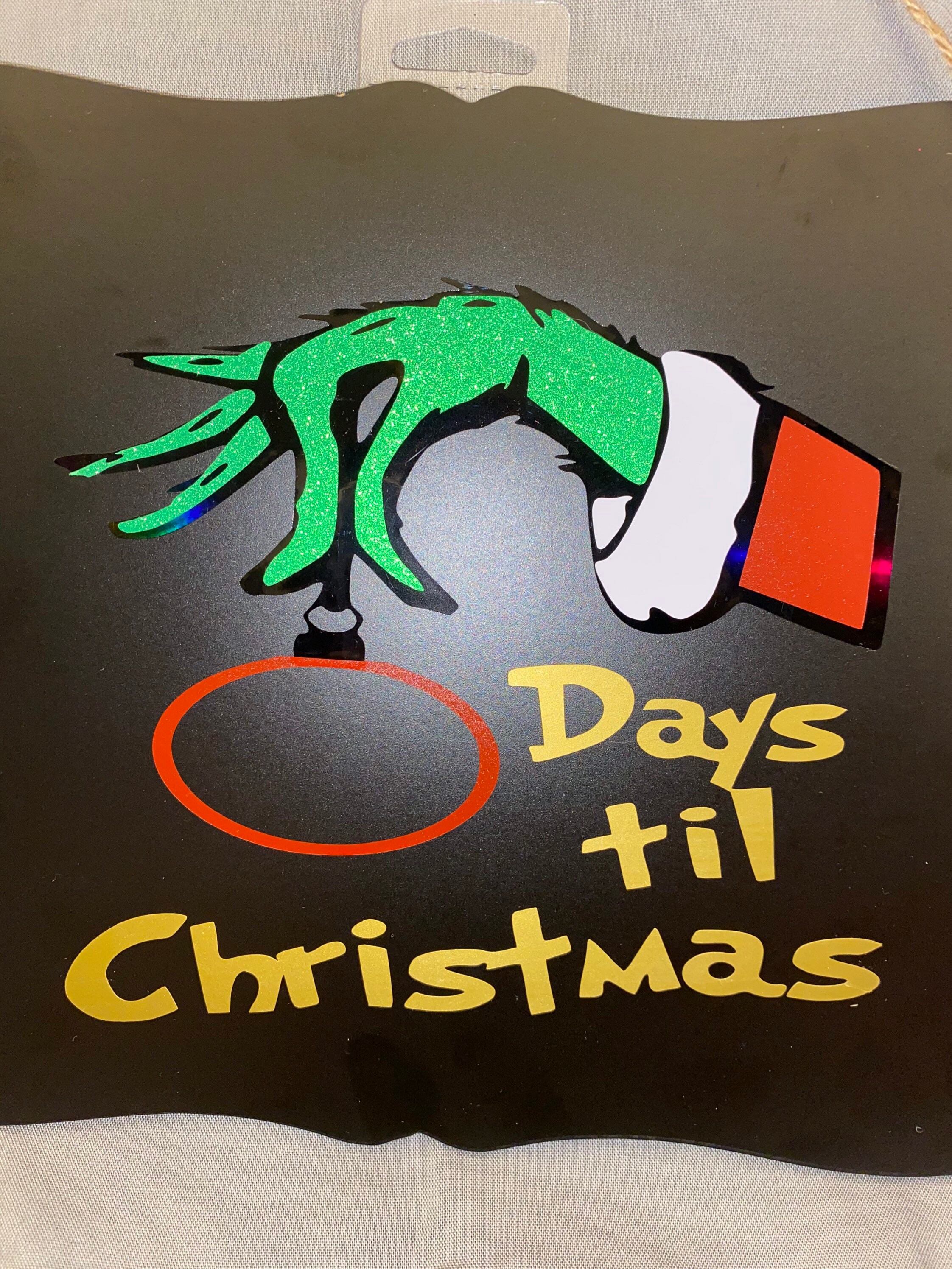 Grinch Inspired Christmas Countdown - Etsy