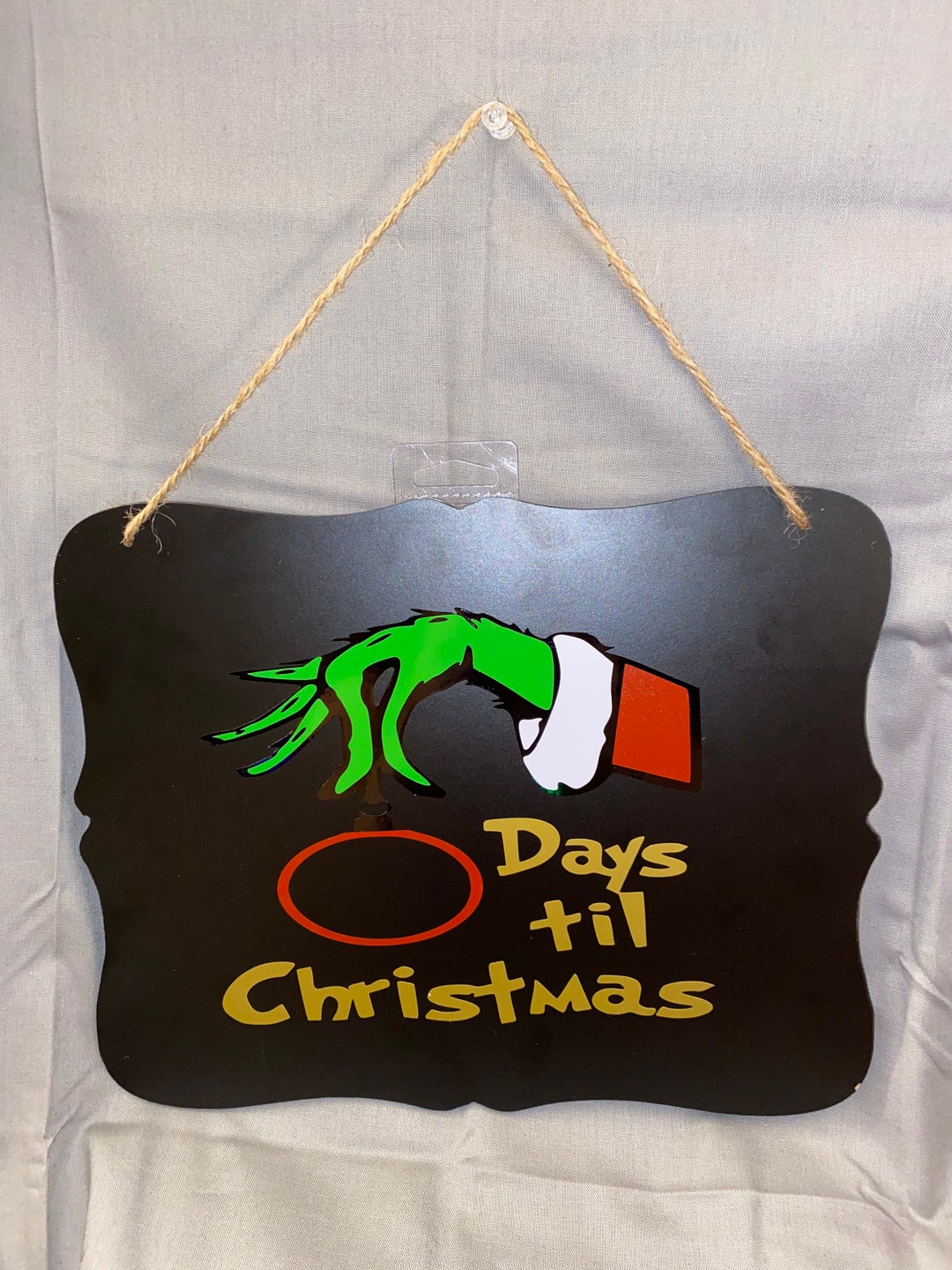 Grinch Inspired Christmas Countdown - Etsy