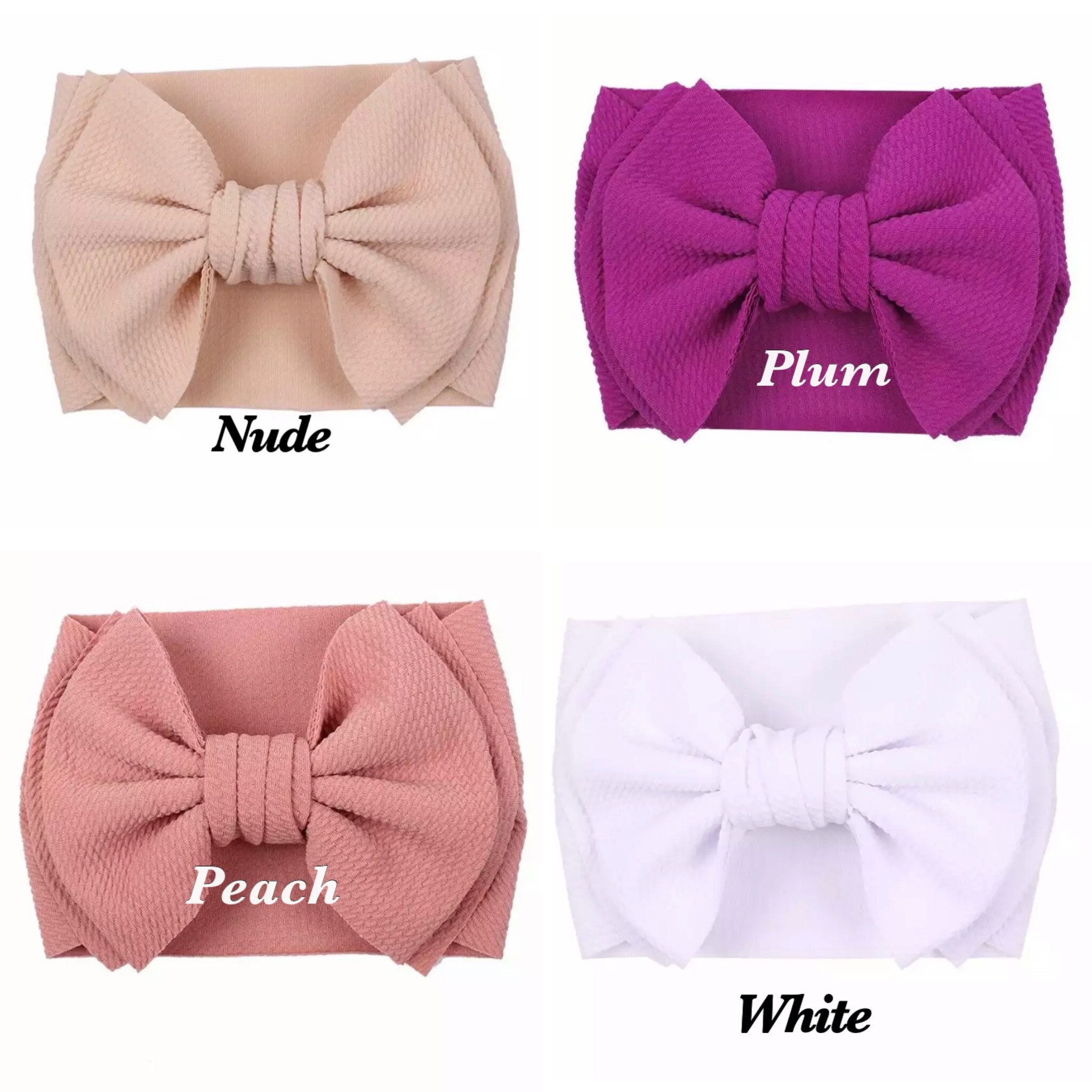 7 SOLID Color Bows Dog Bow Dog Headband Bow - Etsy