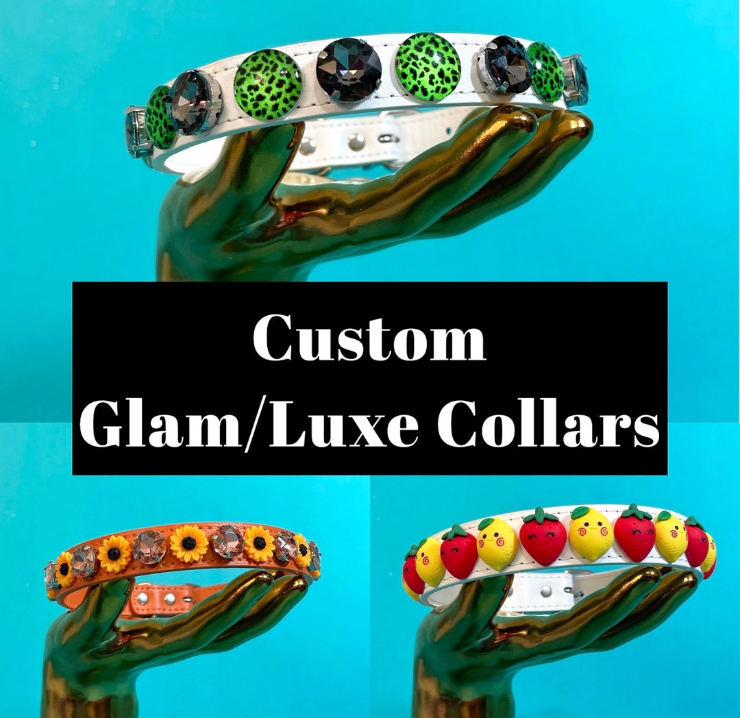 Custom Glam/luxe Collars Ready to Wear - Etsy