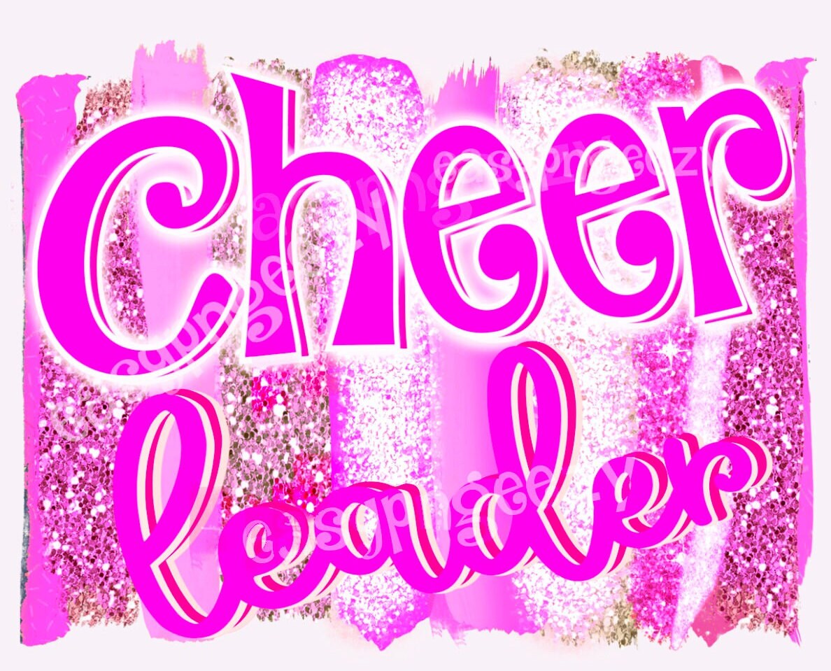 Pink Cheerleader Png/cheer Gift/cheerleading/team Mom/cheerleading ...