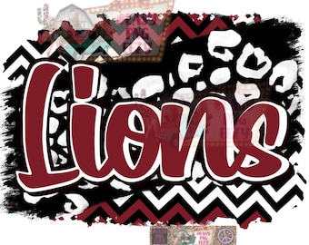 Maroon Lions Homecoming Png - Etsy