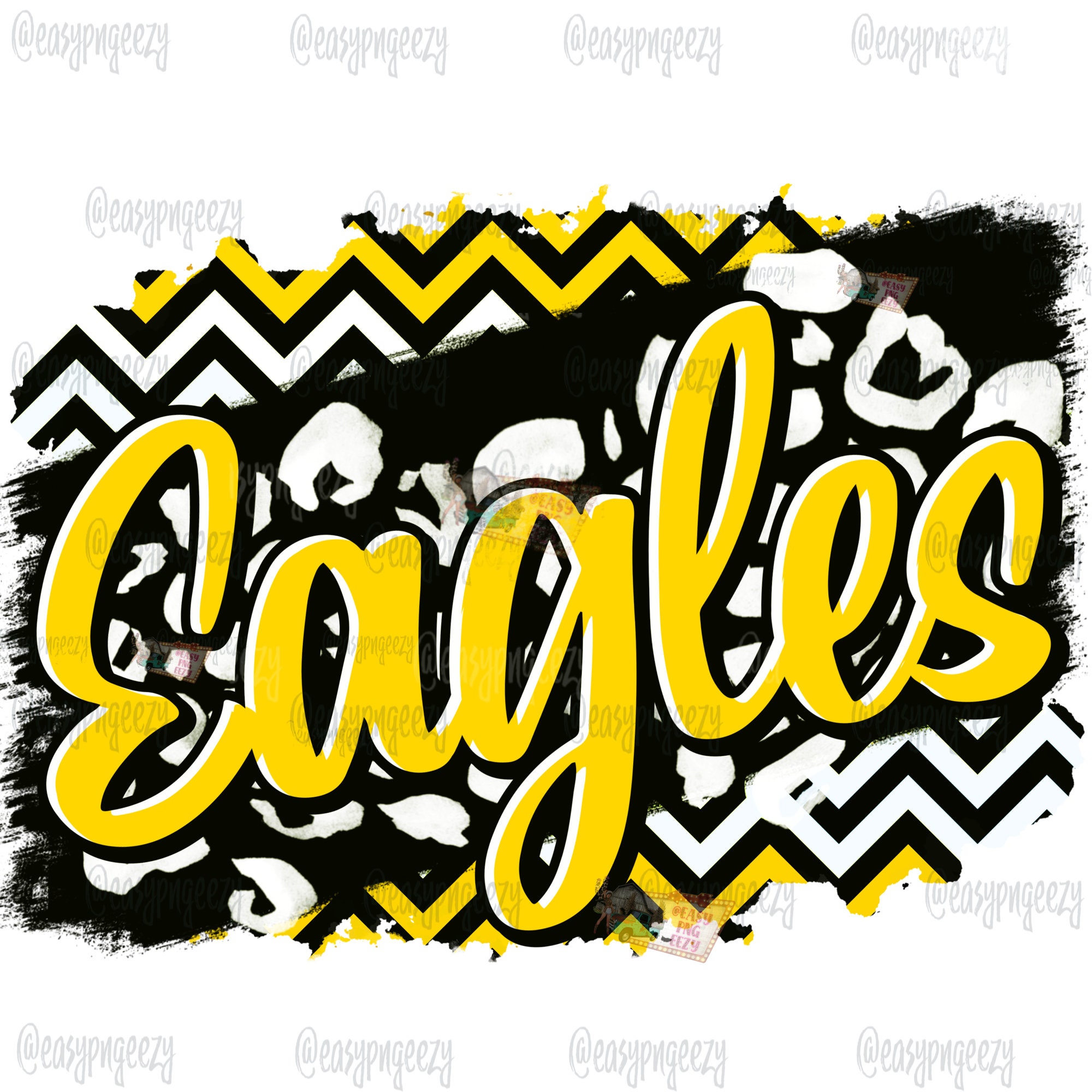 Yellow Eagles Sublimation Png/athletics/pta/eagle Mascot/football ...