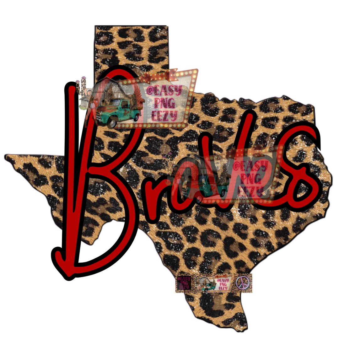 Braves Sublimation Png/football/baseball/volleyball/track/cross Country ...