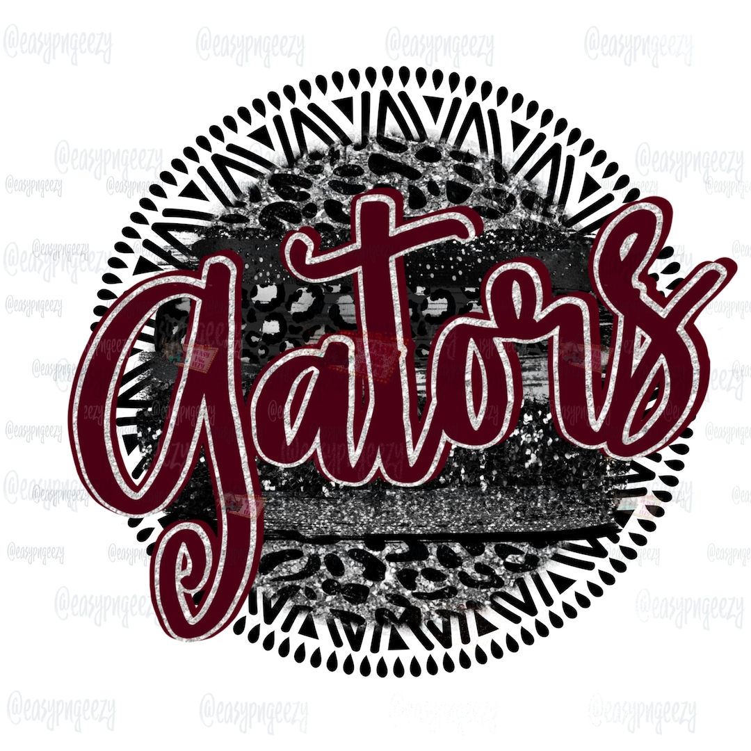 Gators Maroon Silver Transparent Downloadable/maroon Gators Mascot/team ...