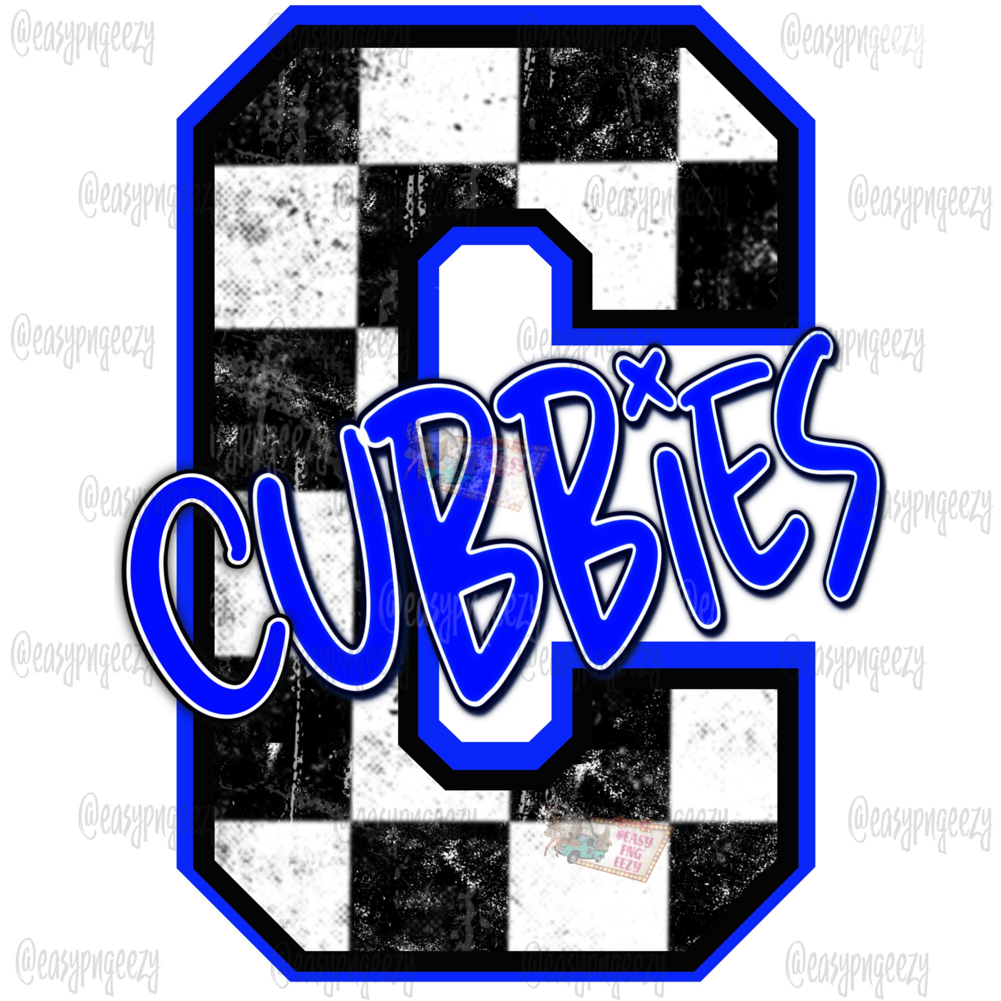 Cubbies Team Sublimation Diy/cub Mascot/clubs Cheerleading Baseball ...