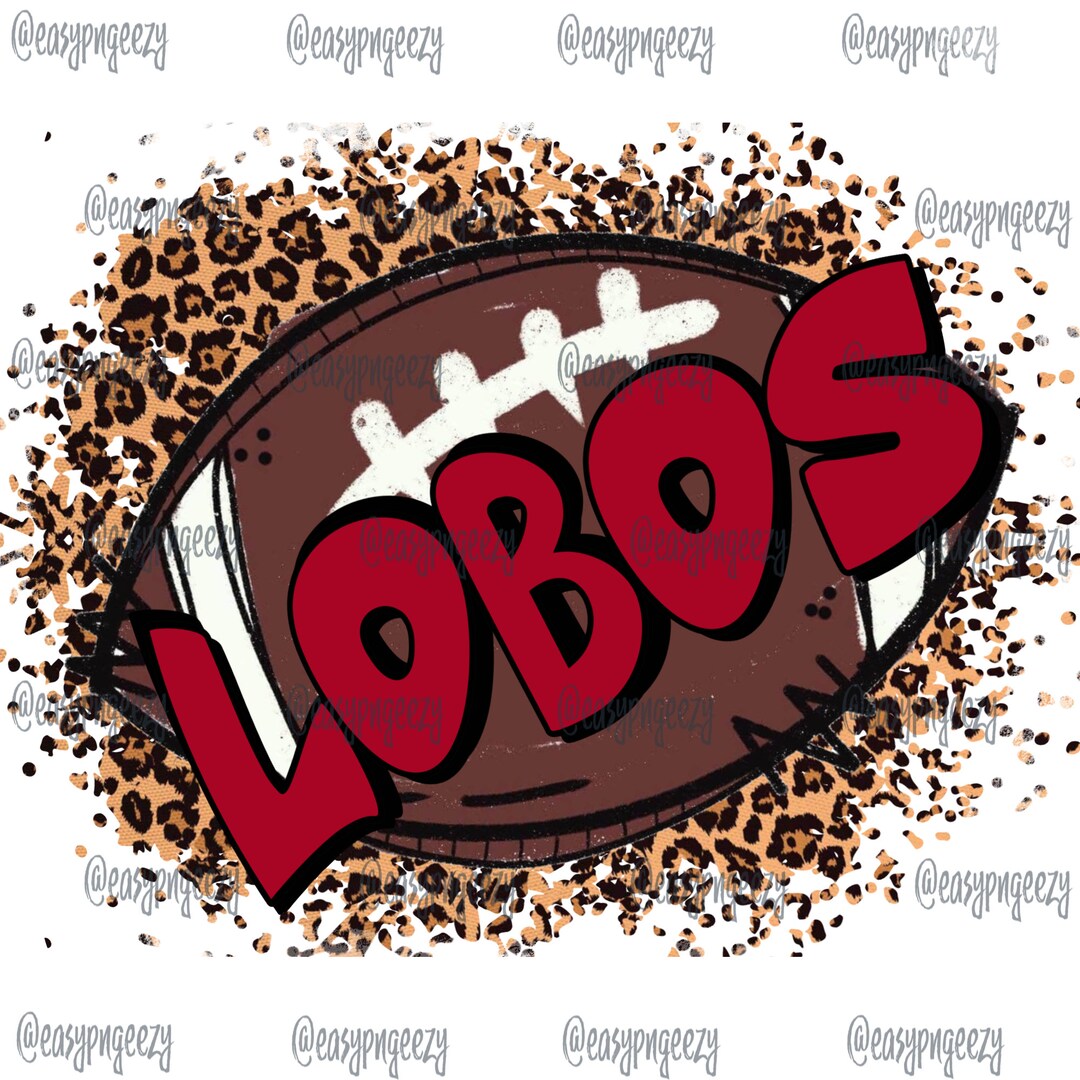 Lobos Football Sublimation Png/football Designs/lobos Pngs/lobos ...
