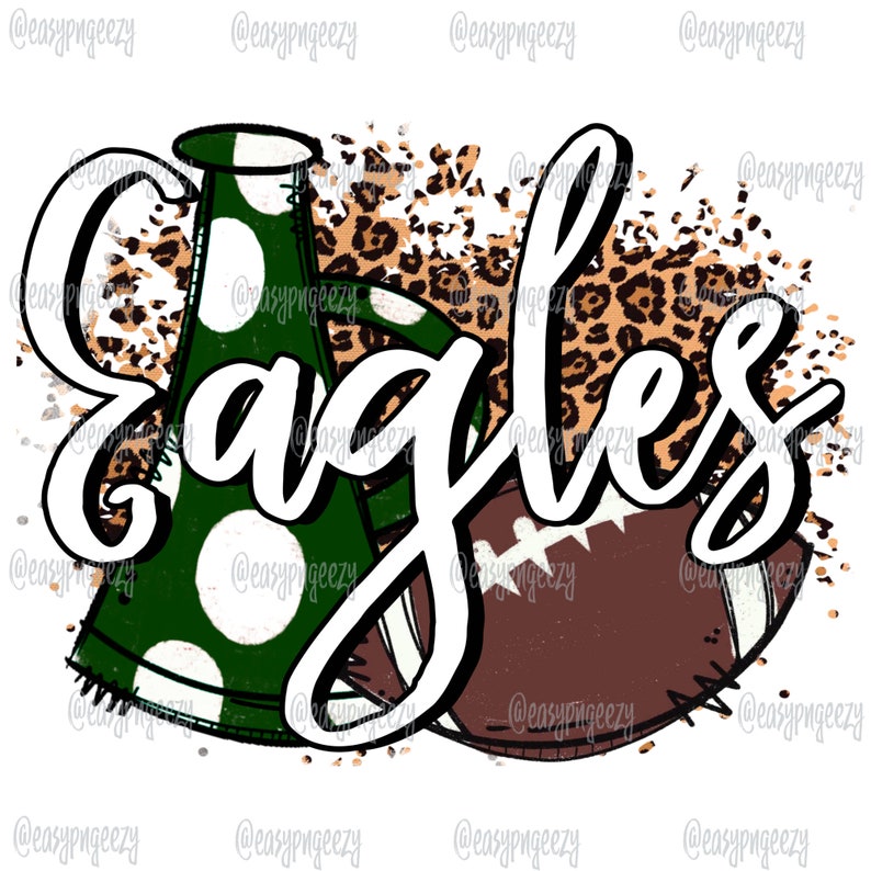 Eagles Sublimation Png/mascot Png/eagles/leopard Print/eagles Fan ...