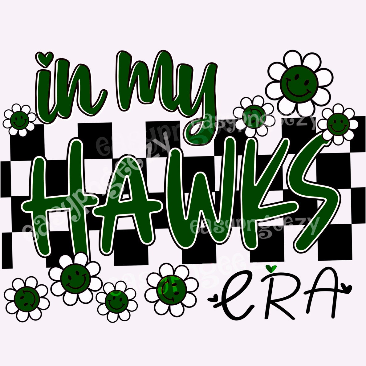 In My Hawks Era Sublimation Png/swifty/era Tour/daisies/green Hawks ...