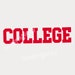 COLLEGE Png/school Pride/campus Attire/sweatshirt Designs/sublimation ...