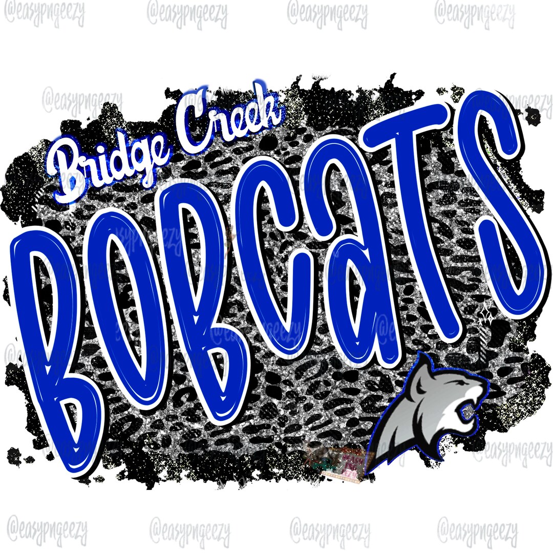 Bridge Creek Bobcats Sublimation Png/downloadable for Print/spirit Wear ...